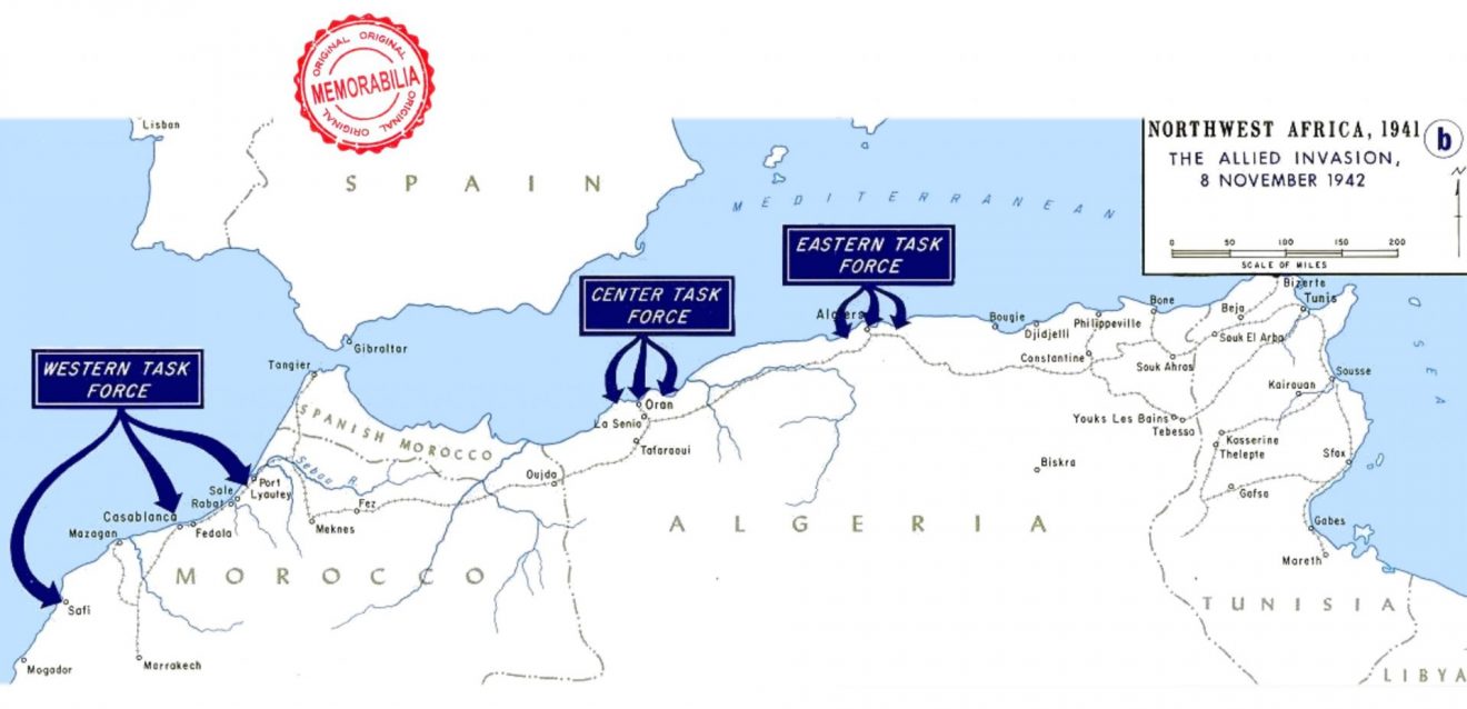 Operation TORCH- 8th November 1942 - Military Classic Memorabilia