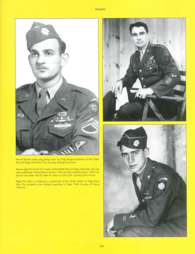 AMERICAN AIRBORNE PATHFINDERS - Military Classic Memorabilia