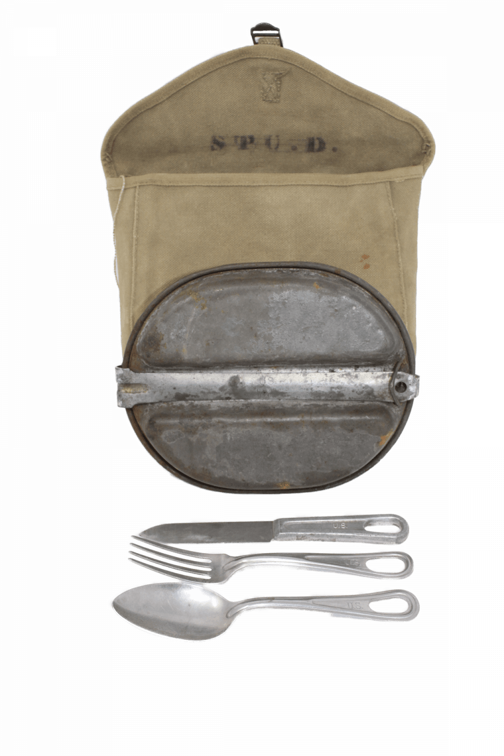 Cutlery US ARMY and Mess kit 1942 - Military Classic Memorabilia