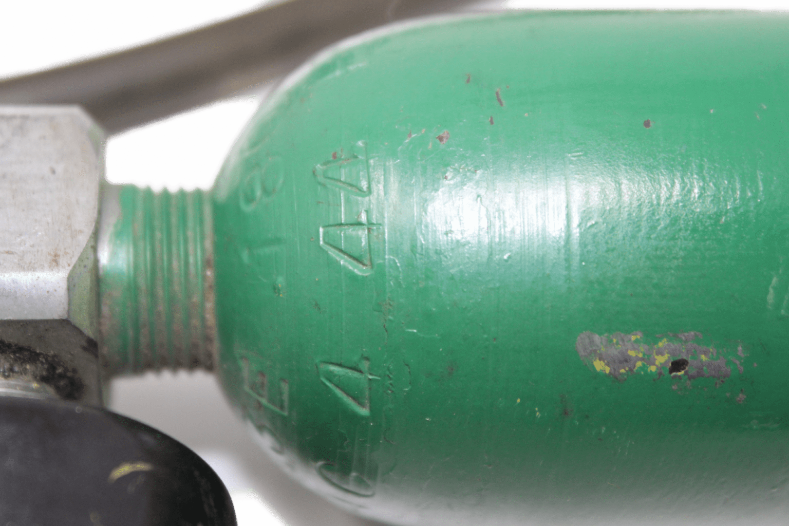 H-1 TYPE EMERGENCY OXYGEN BOTTLE USAAF - Military Classic Memorabilia