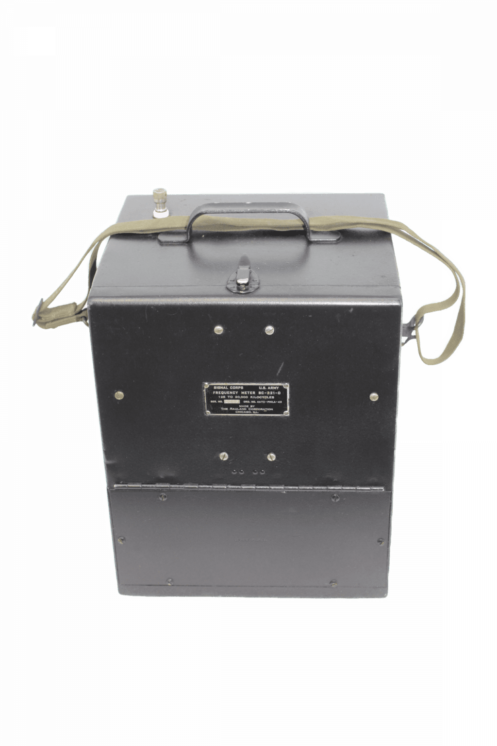 Frequency Meter BC-221 AH US Army - Military Classic Memorabilia