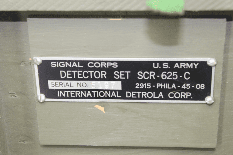 Signal Corps Mine Detector SCR 625-C - Military Classic Memorabilia