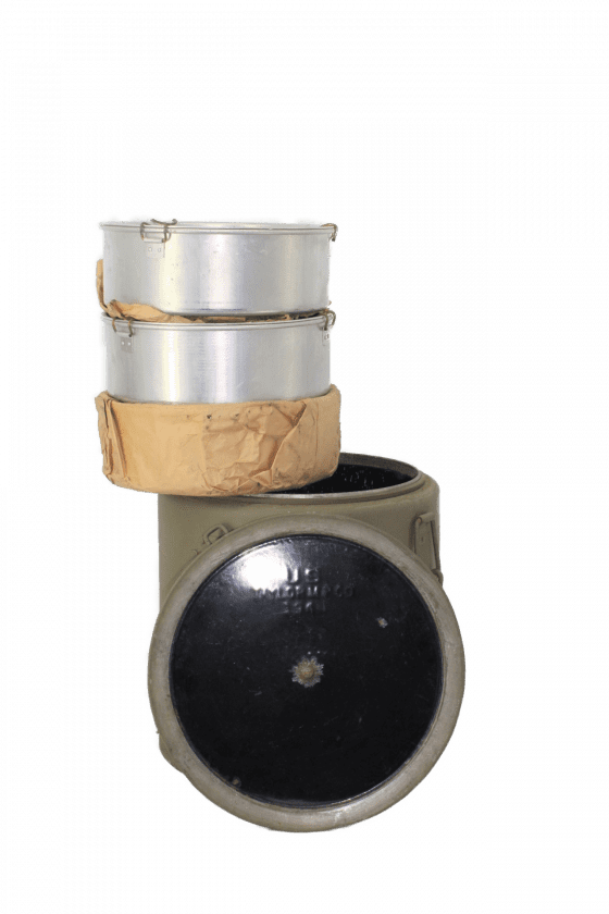 Container Round Insulated M-1941 with inserts - dated 1944 - Military ...