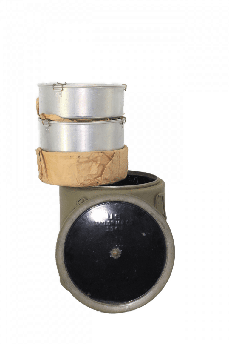 Container Round Insulated M-1941 with inserts - dated 1944 - Military ...