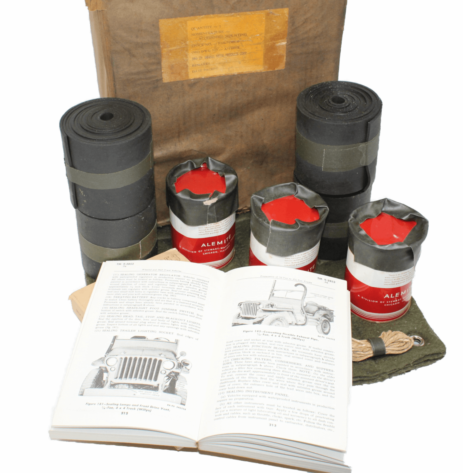 FORDING KIT Jeep and armored vehicles Us Army - Military Classic ...