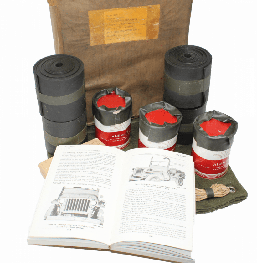 FORDING KIT Jeep and armored vehicles Us Army - Military Classic ...