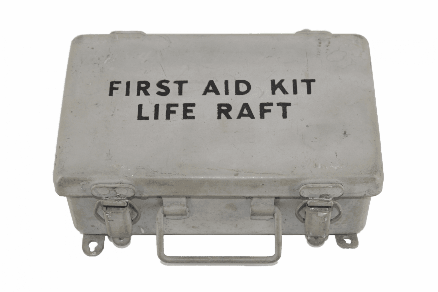 Us Navy First Aid Kit Life Raft - "LCVP" - Military Classic Memorabilia