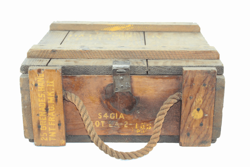 Wooden Box US Army - Grenades Type MK2 - Military Classic Memorabilia