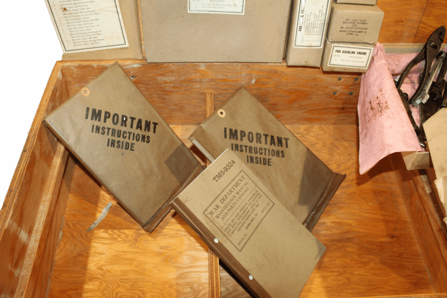 Système complet de peinture US Army , production BINKS MFG CO – 1943 ...