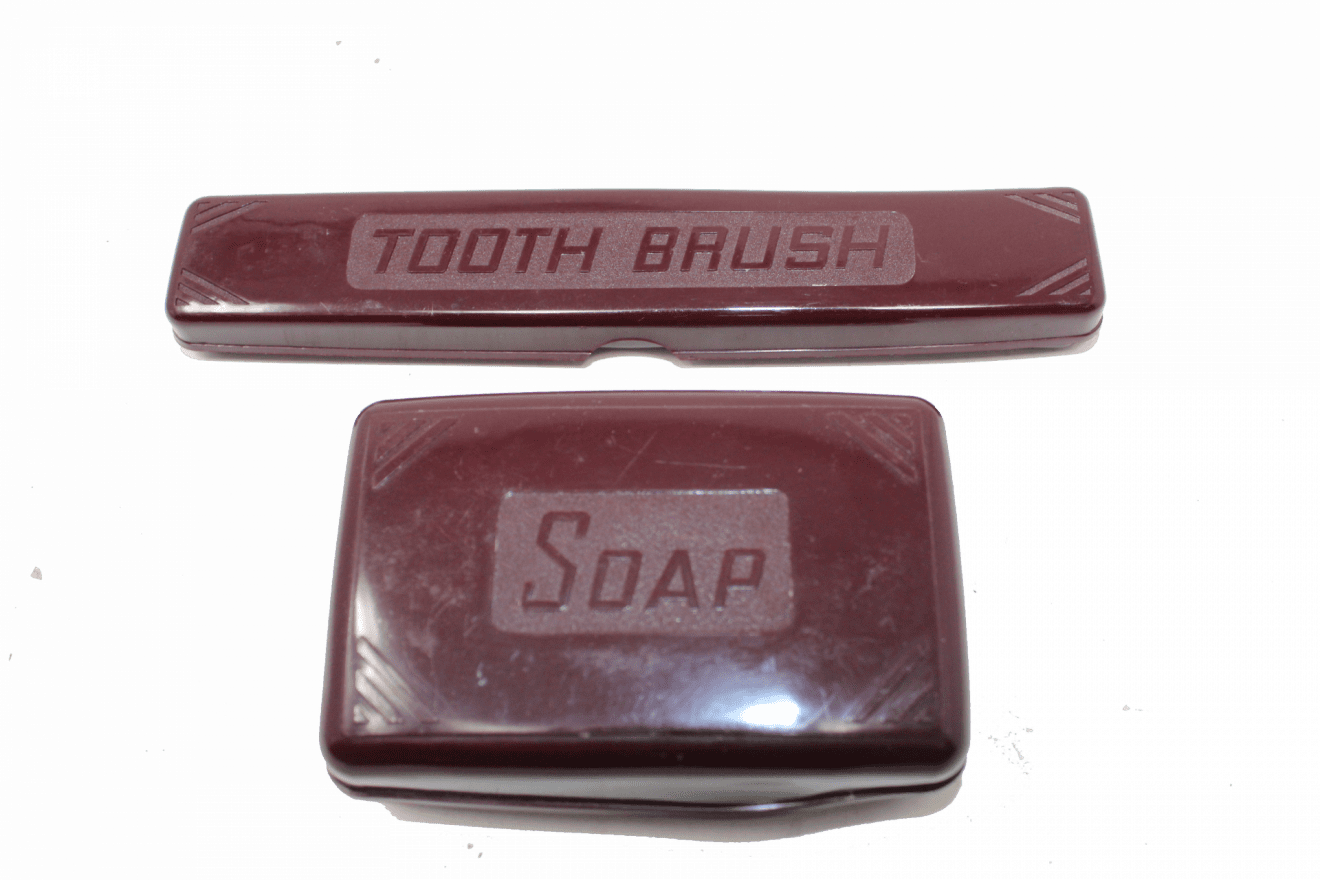 US Army soap and toothbrush box - Military Classic Memorabilia