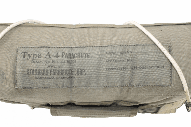 Parachute Ventral US Air Force Type A-4 1945 - Military Classic Memorabilia