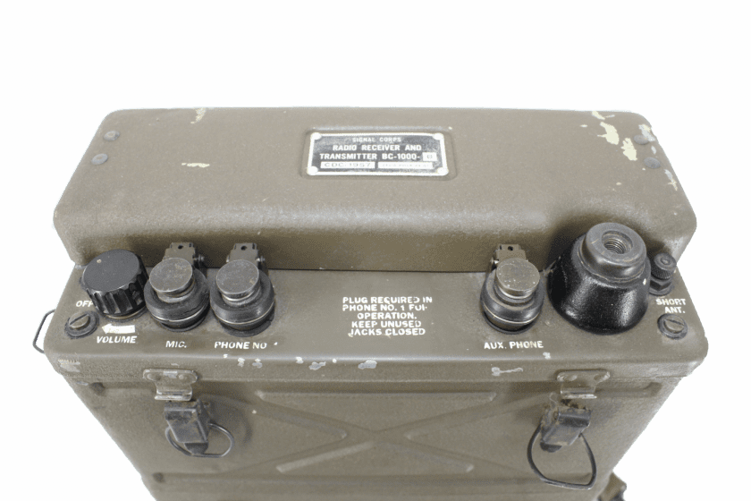 RADIO SCR-300 US SIGNAL CORPS 1944 - Military Classic Memorabilia