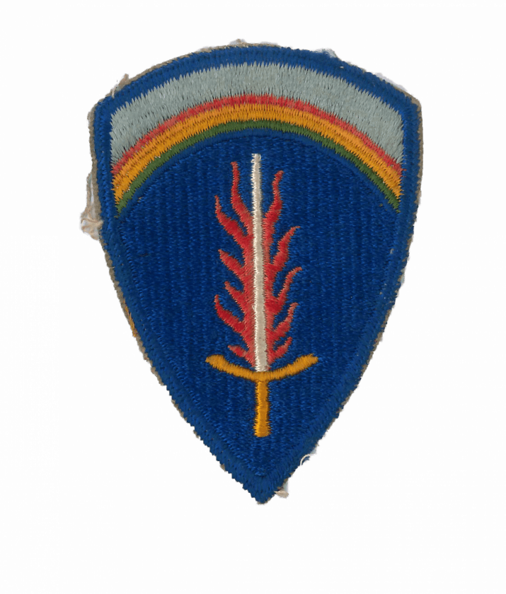 SHAEF BADGE BLUE BACKGROUND - Military Classic Memorabilia