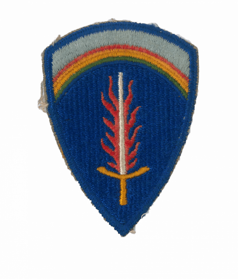 SHAEF BADGE BLUE BACKGROUND - Military Classic Memorabilia