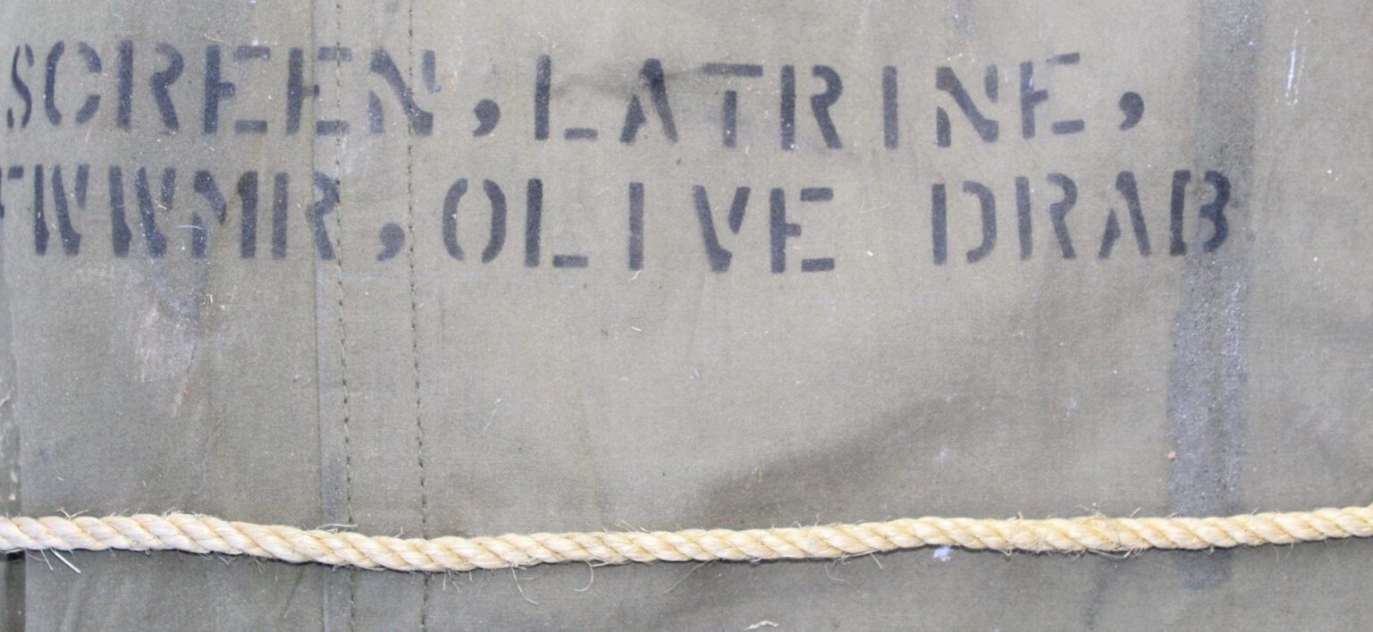 Us Army "screen latrine" - Military Classic Memorabilia