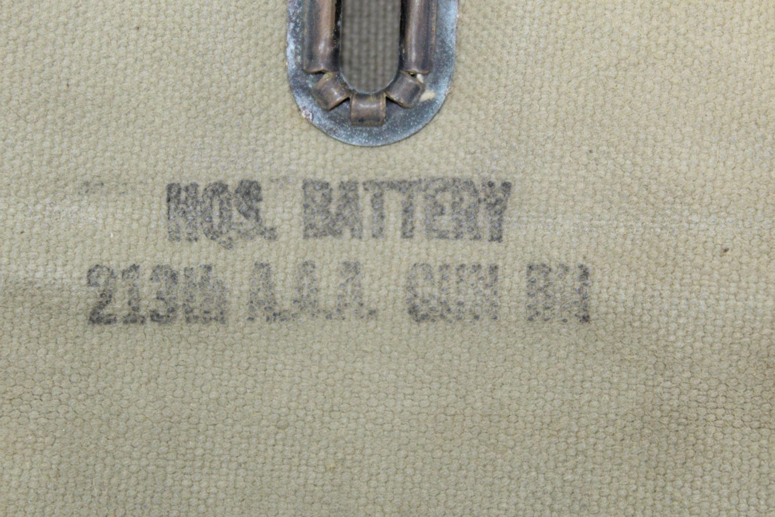 Sac "US Mail Bag" du 213th AAA GUN Bn - Military Classic Memorabilia