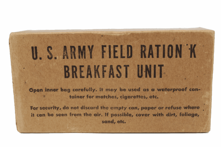 Ration K Breakfast Unit US Army - Military Classic Memorabilia