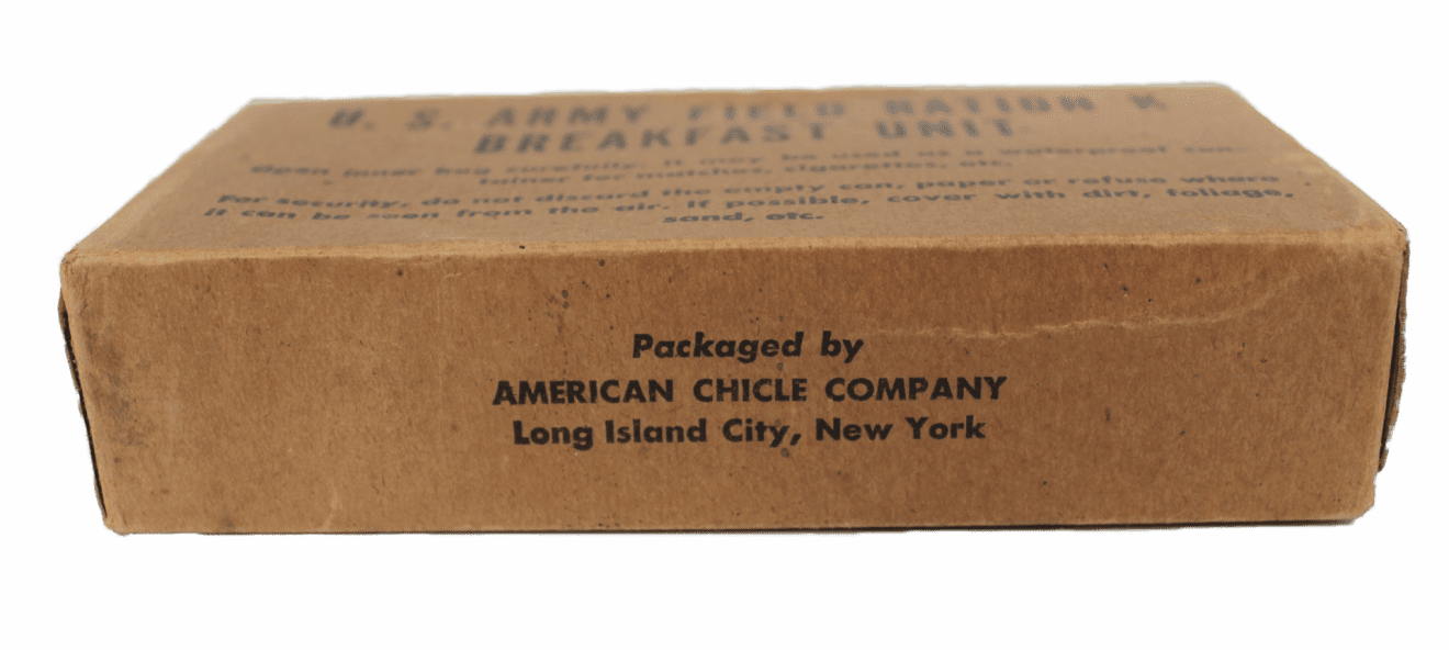 US Army Field Ration K Breakfast - Military Classic Memorabilia