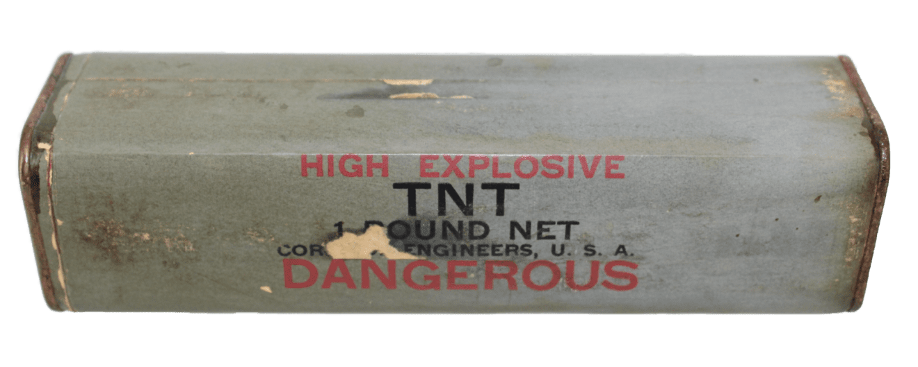 BLOCK TNT 1 POUND US ENGINEERS - Military Classic Memorabilia