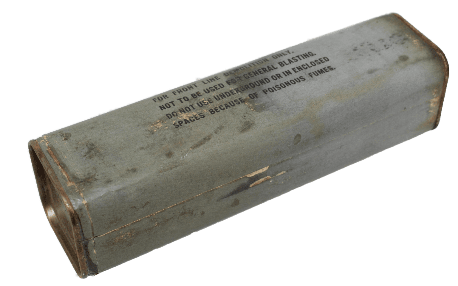 BLOCK TNT 1 POUND US ENGINEERS - Military Classic Memorabilia