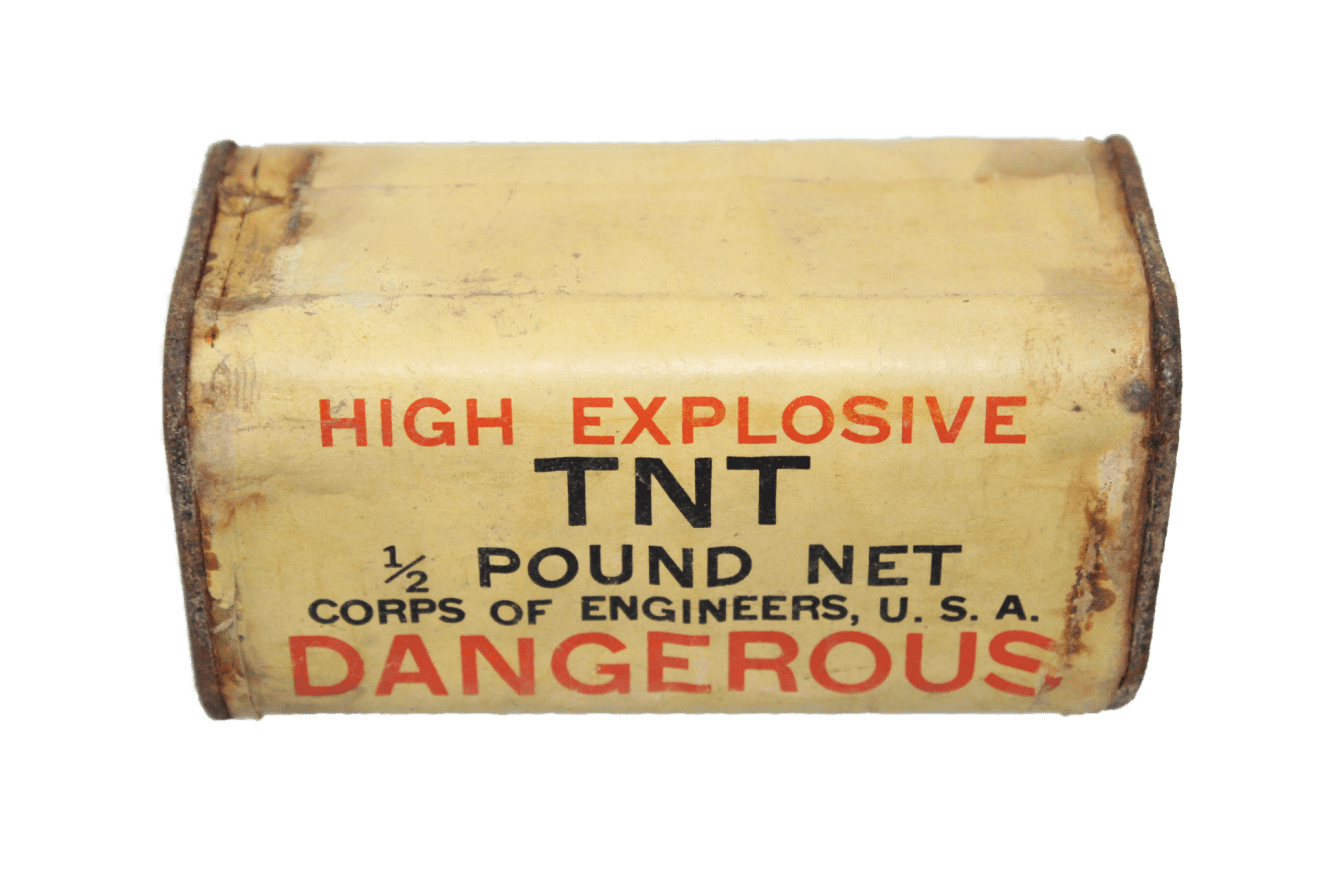 BLOCK TNT 1/2 POUND US ENGINEERS - Military Classic Memorabilia