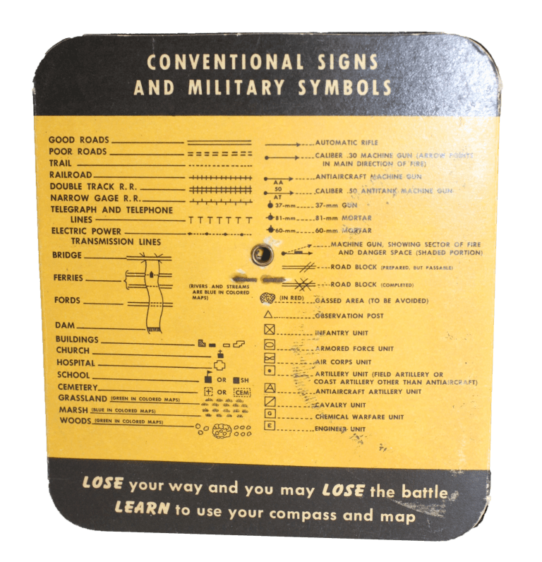 US Army Compass User Guide - Military Classic Memorabilia