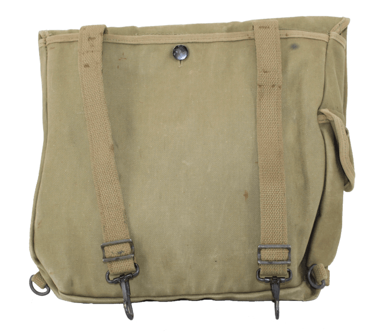 US Army "Rubberized" M-1936 Musette 1942 - Military Classic Memorabilia