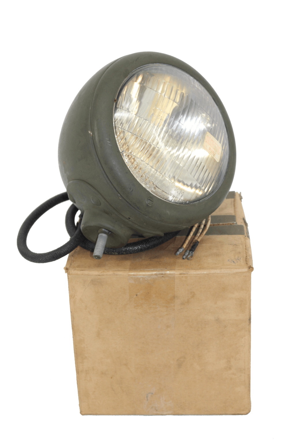 Brown Corcoran Headlight - M26 PACIFIC - Military Classic Memorabilia