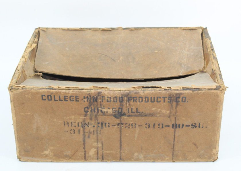 RATION BOX US ARMY “V2S” – 03/1944 - Military Classic Memorabilia