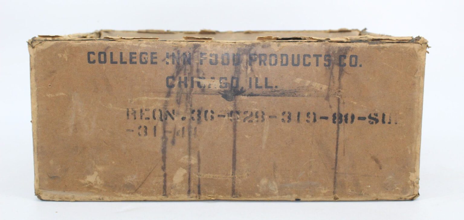 RATION BOX US ARMY “V2S” – 03/1944 - Military Classic Memorabilia