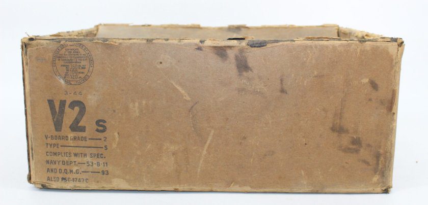 CARTON RATION US ARMY « V2S » – 03/1944 - Military Classic Memorabilia