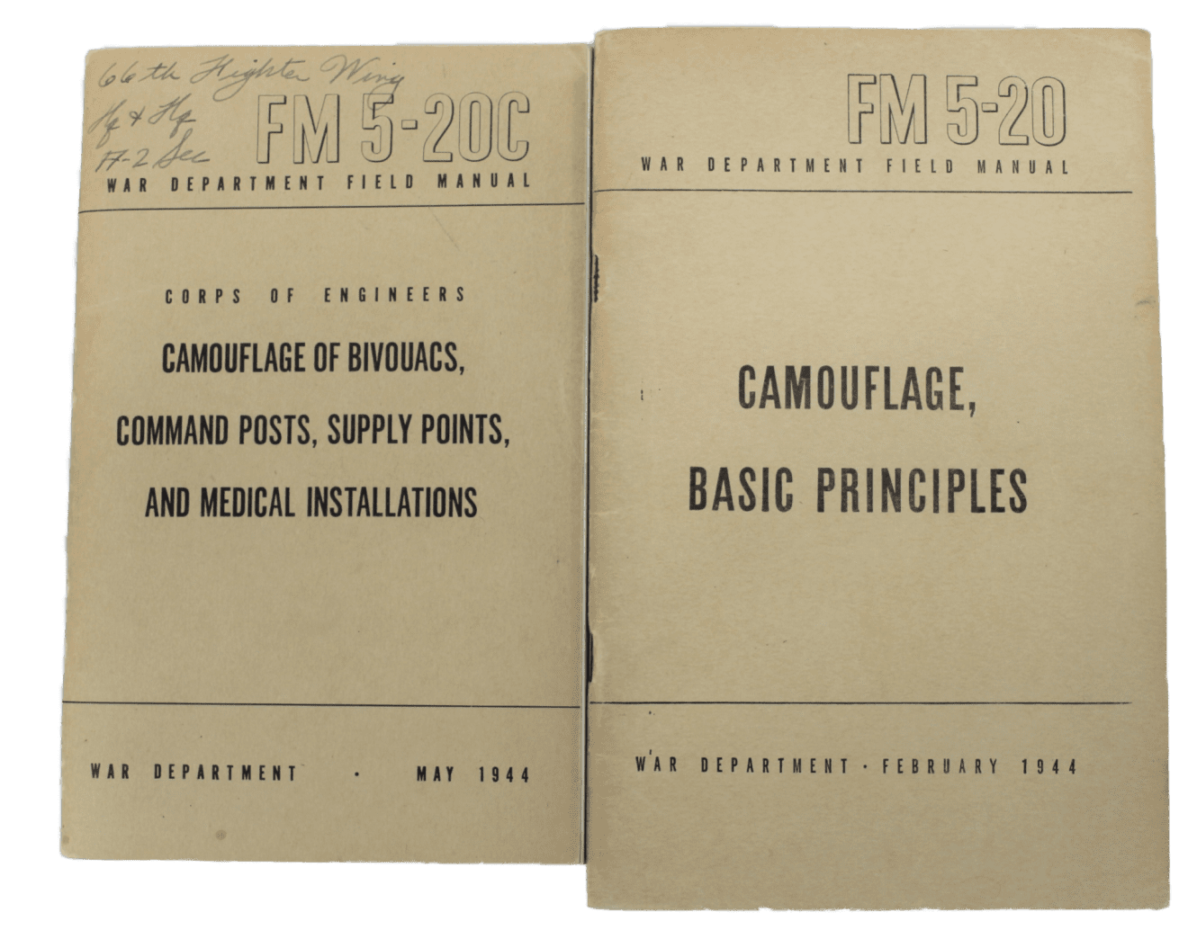 FM 5-20C AND FM 5-20 CAMOUFLAGE TECHNIQUES - Military Classic Memorabilia