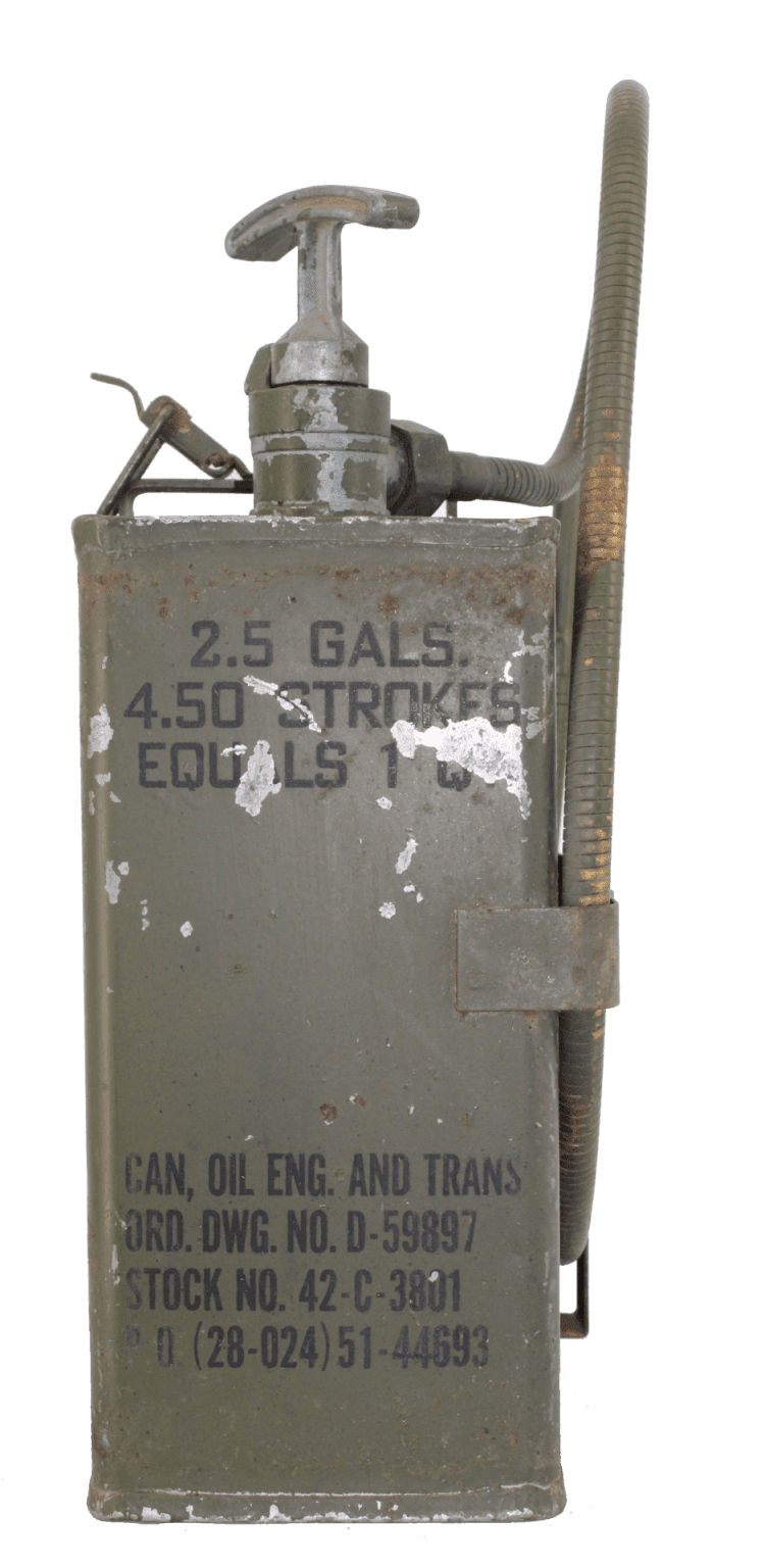 Jerrycan huile moteur - M24 Chaffee & M5 Stuart - Military Classic ...