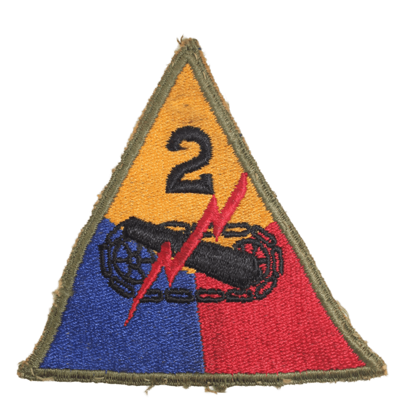 Patch 2ND Armored DIVISION US ARMY - Military Classic Memorabilia