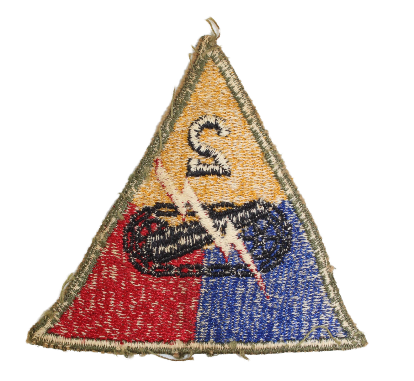 Patch 2ND Armored DIVISION US ARMY - Military Classic Memorabilia