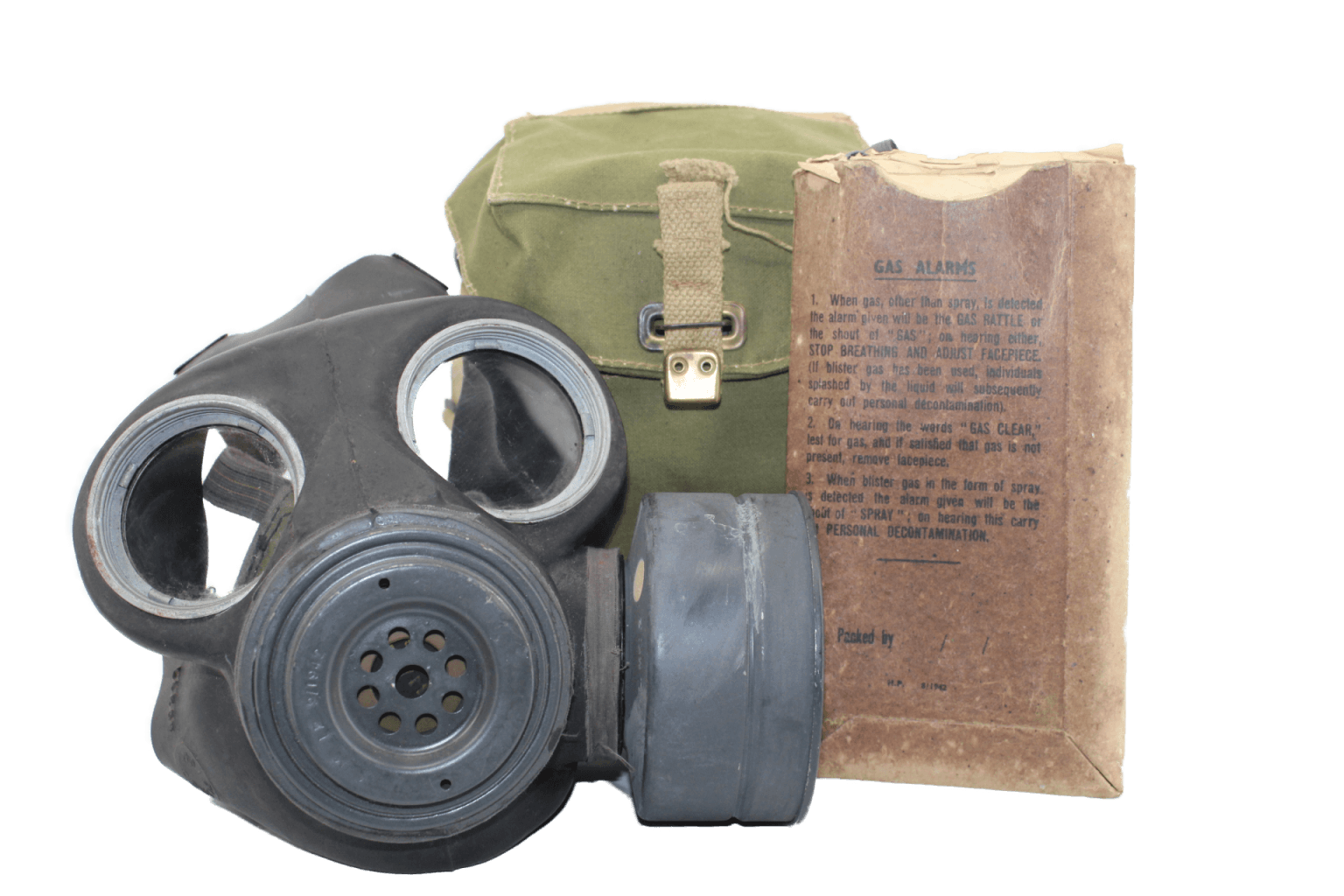 BRITISH ARMY GAS MASK 1942 - Military Classic Memorabilia