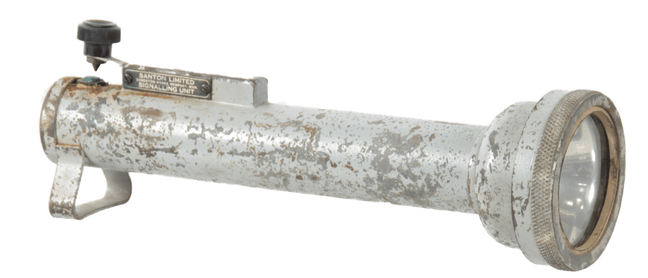 SIGNAL LAMP BRITISH ARMY - ROYAL NAVY - Military Classic Memorabilia