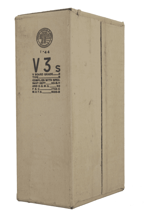 KS RATION BOX - JANUARY 1944 - Military Classic Memorabilia