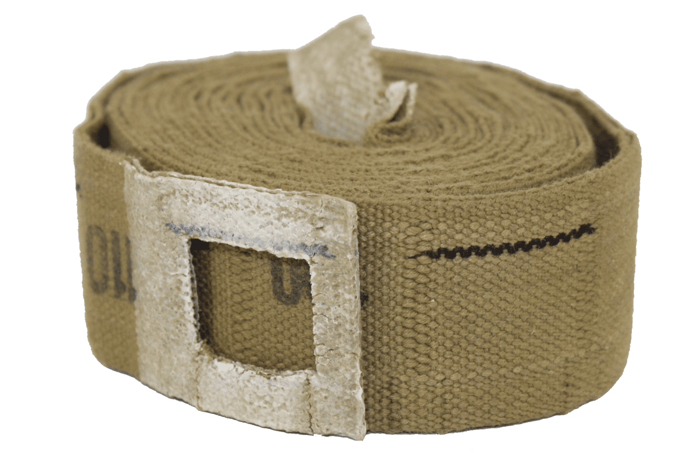US CAL.50 MACHINE GUN SUPPLY COTTON TAPE - Military Classic Memorabilia