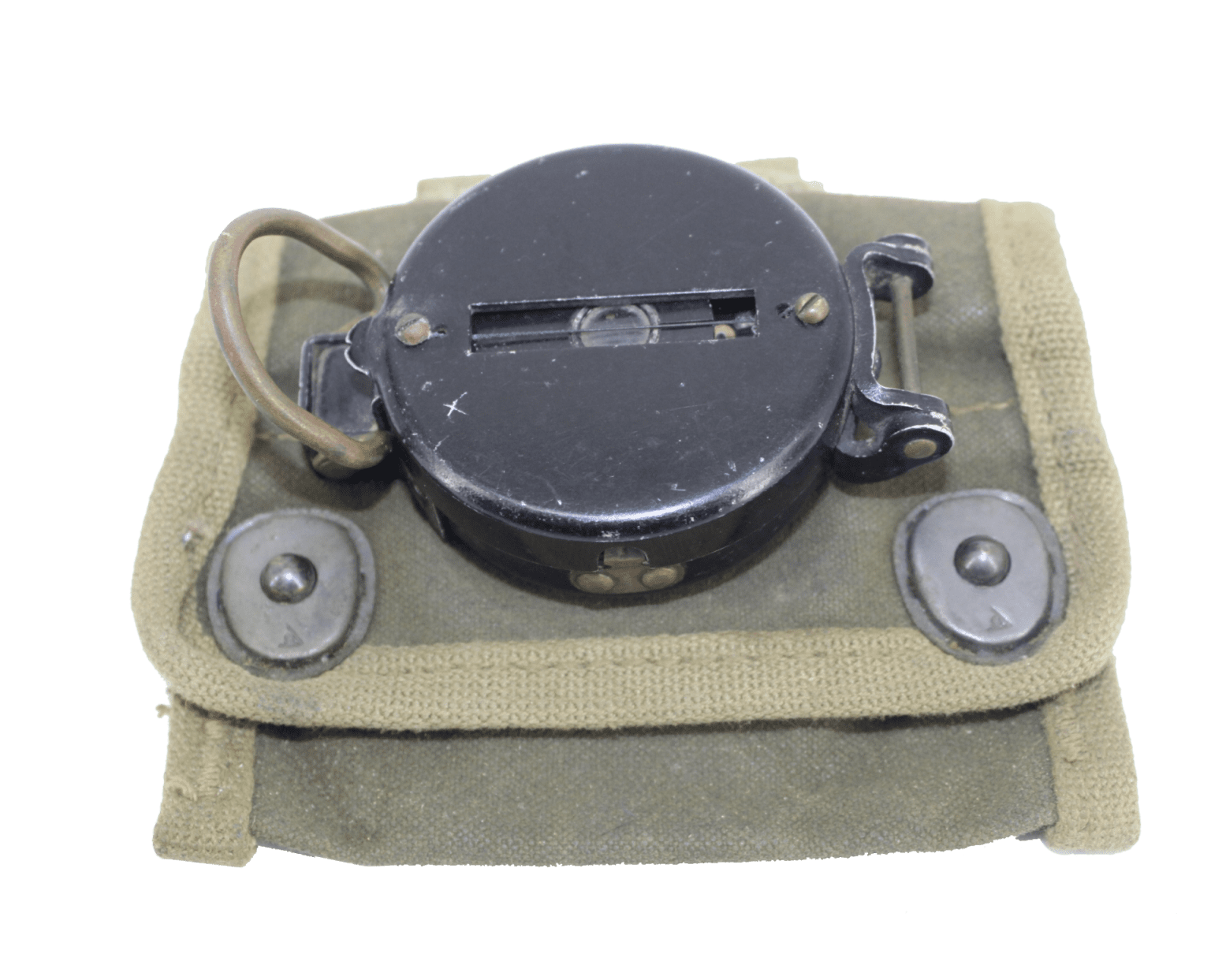 COMPASS & POUCH US ARMY - Military Classic Memorabilia