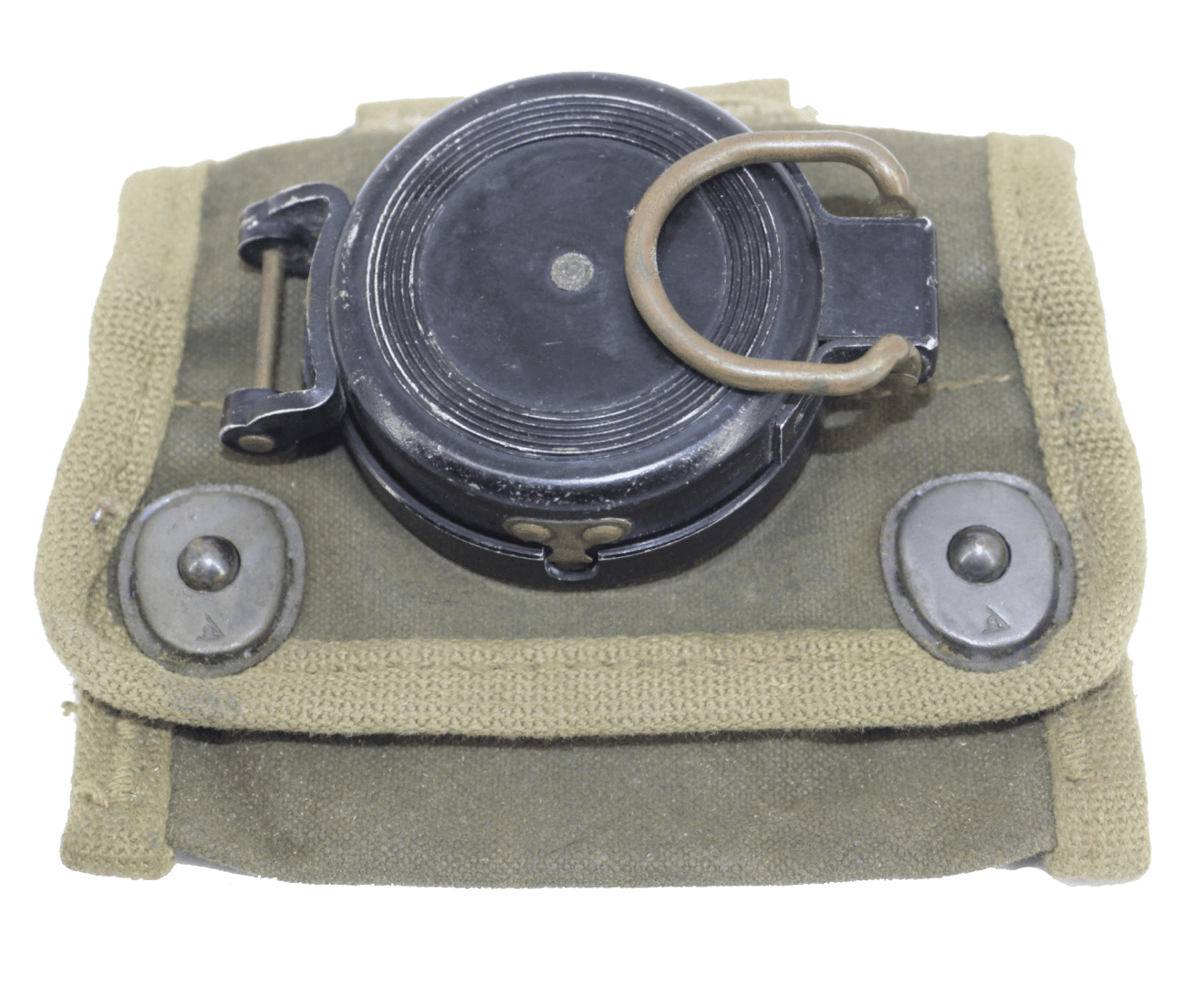 COMPASS & POUCH US ARMY - Military Classic Memorabilia