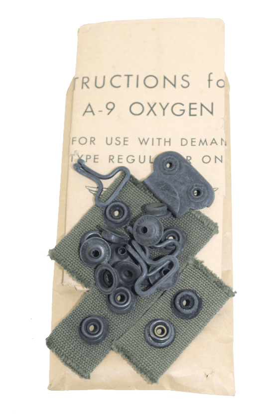 INSTRUCTIONS & ACCESSORIES FOR OXYGEN MASK TYPE A-9 - Military Classic ...