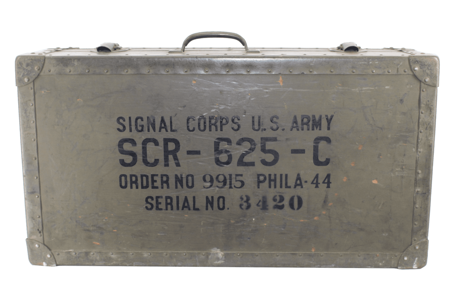 SIGNAL CORPS MINE DETECTOR SCR 625-C 1944 - Military Classic Memorabilia