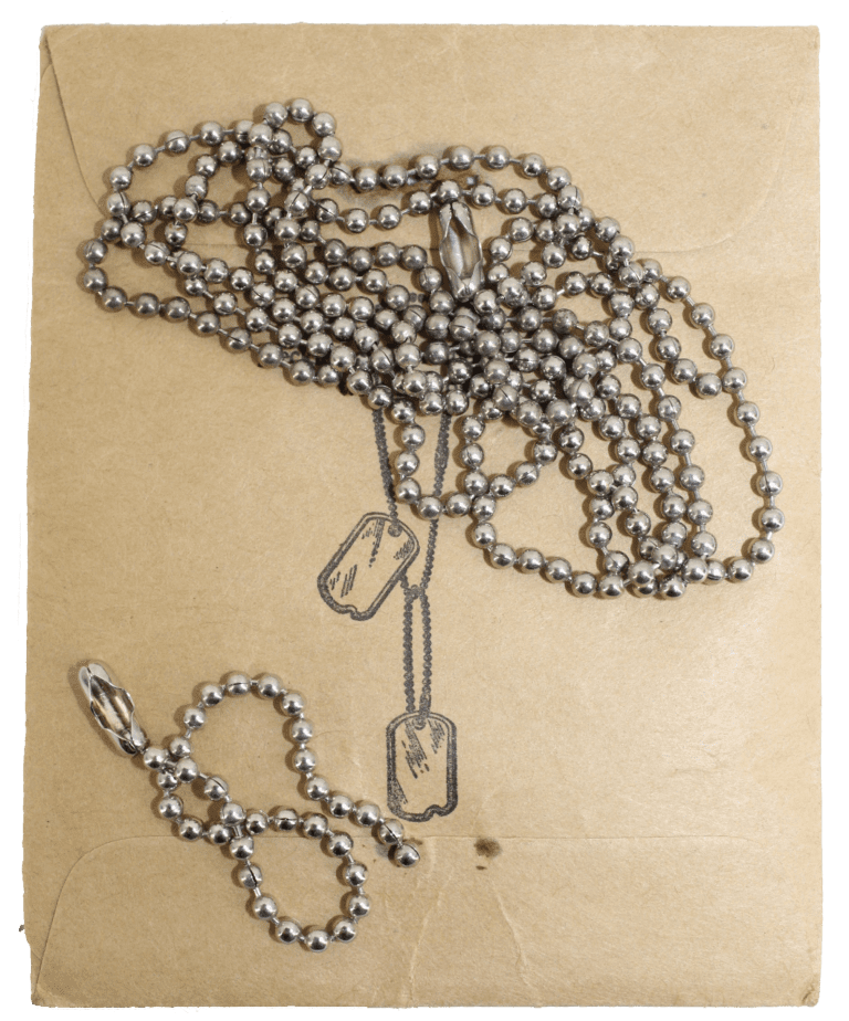 US DOG TAG CHAIN - Military Classic Memorabilia