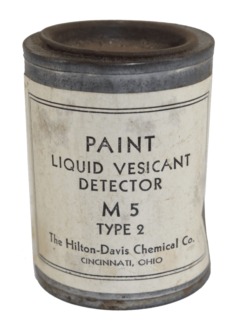 M5 Vesicant Gas Detection Paint - Military Classic Memorabilia