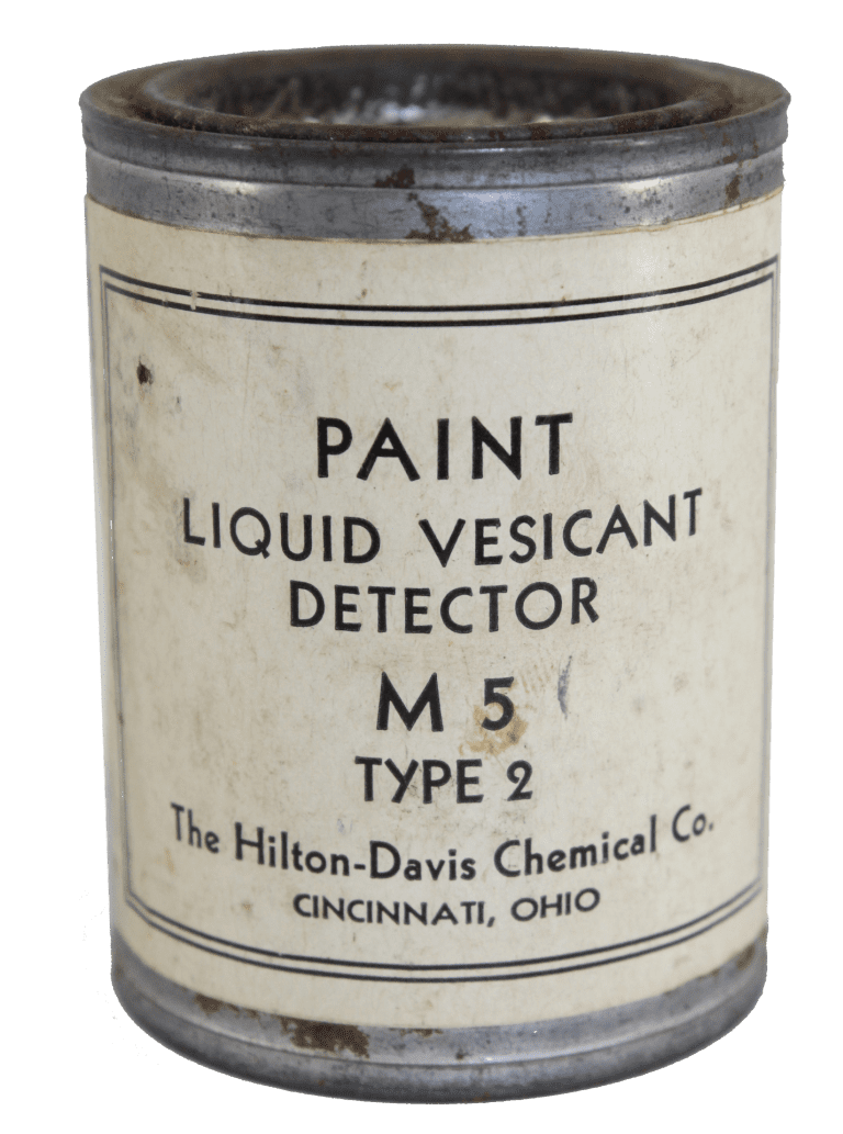 M5 VESICANT GAS DETECTION PAINT - Military Classic Memorabilia