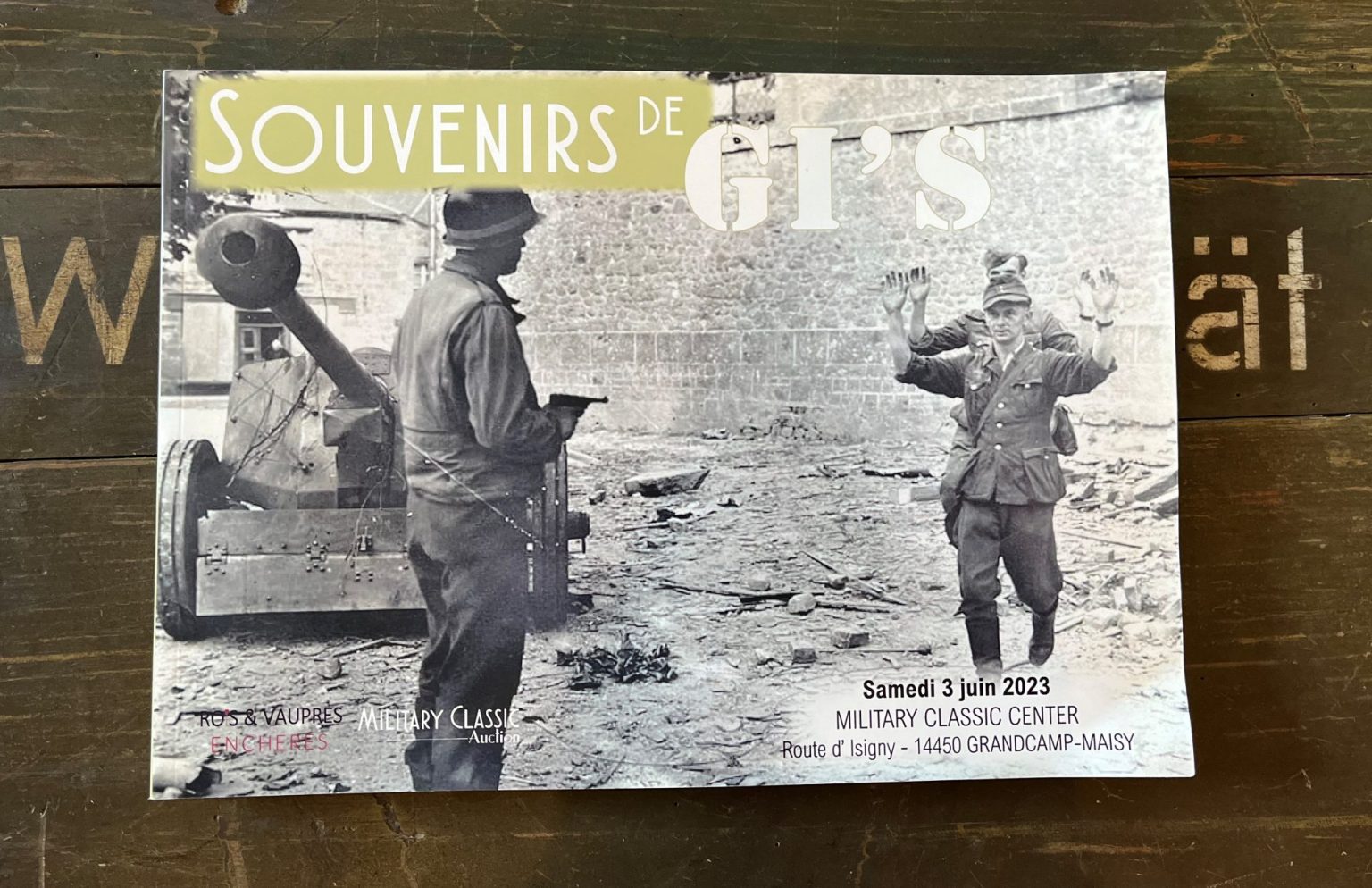 Objets militaires de collection seconde guerre mondiale