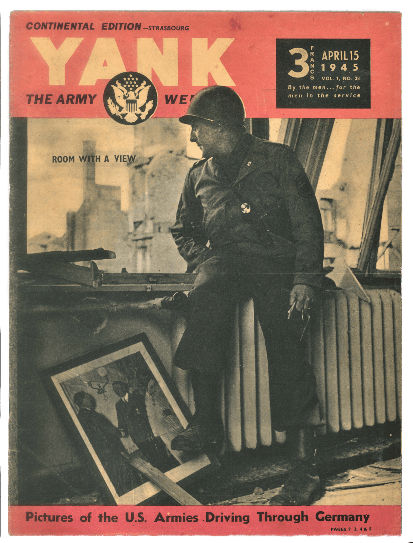 YANK MAGAZINE APRIL 3, 1945 - Military Classic Memorabilia