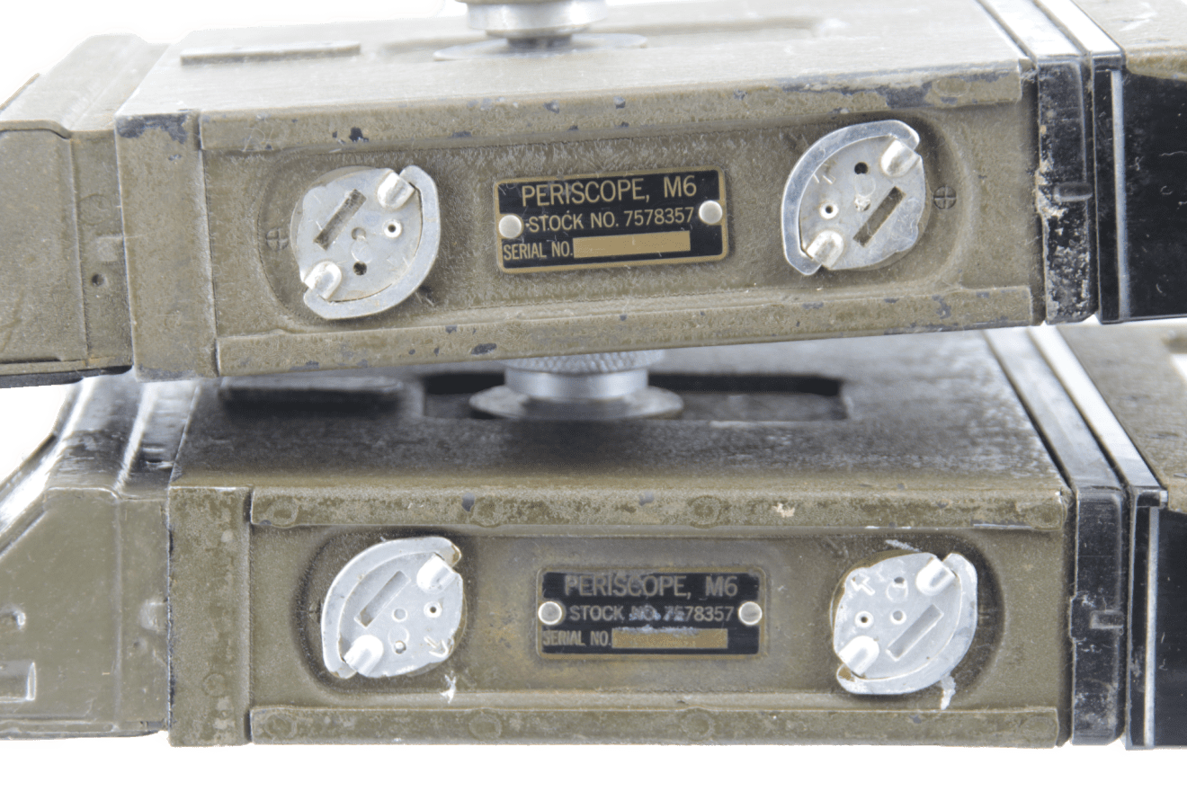 PAIR OF PERISCOPES M6 FOR M4 SHERMAN - Military Classic Memorabilia
