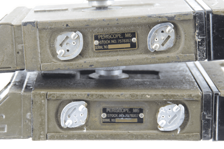 PAIR OF PERISCOPES M6 FOR M4 SHERMAN - Military Classic Memorabilia